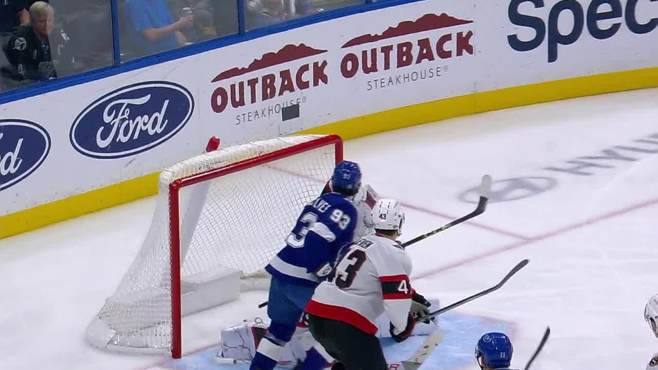 Luke Glendening scores goal for Lightning - ESPN Video