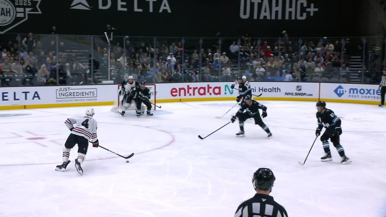 Crouse lifts Utah past Blackhawks 2-1 for third straight home win - ESPN