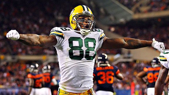 NFL - Jermichael Finley, Josh Freeman among Top 200 risers - ESPN