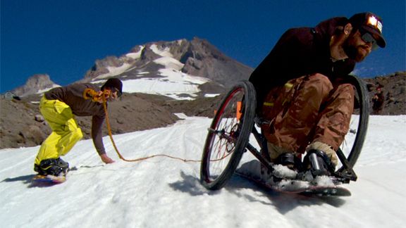 Paralyzed former pro Tim Ostler gets custom adaptive snowboard courtesy ...