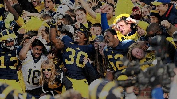 Michigan Wolverines fan finds spotlight - ESPN