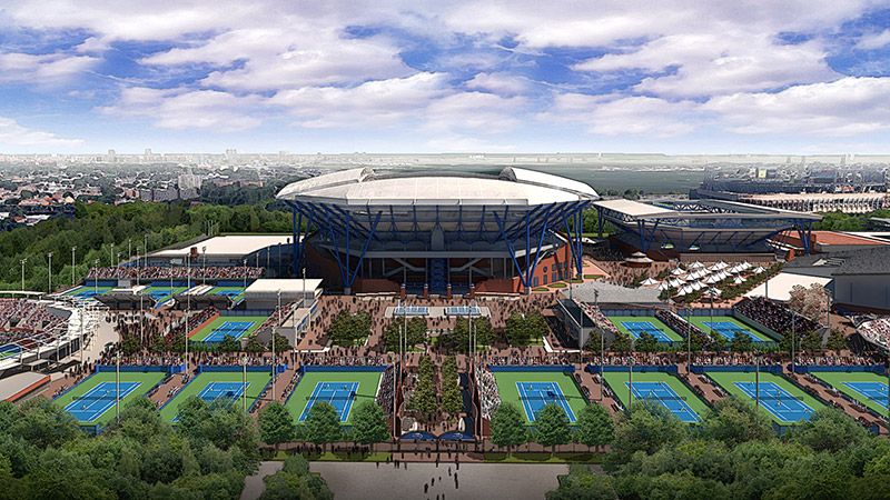 US Open stadium will have roof by 2017 - ESPN
