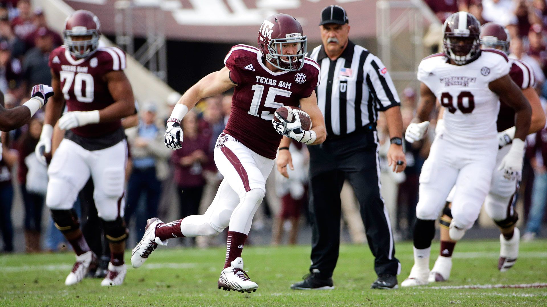 Former walk-on Travis Labhart emerges at receiver for Texas A&M Aggies ...