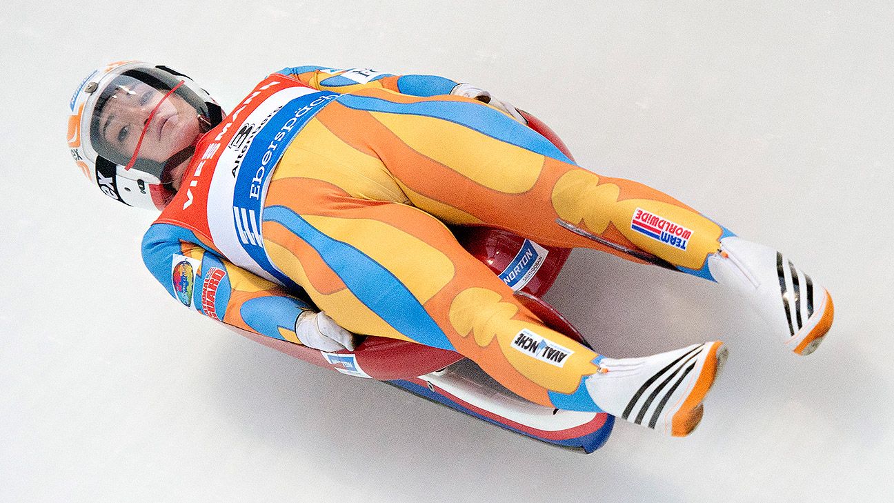 Summer Britcher out of World Cup luge finale with shoulder injury - ESPN