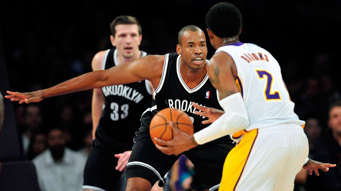 Jason Collins of Brooklyn Nets makes NBA return against Los Angeles ...