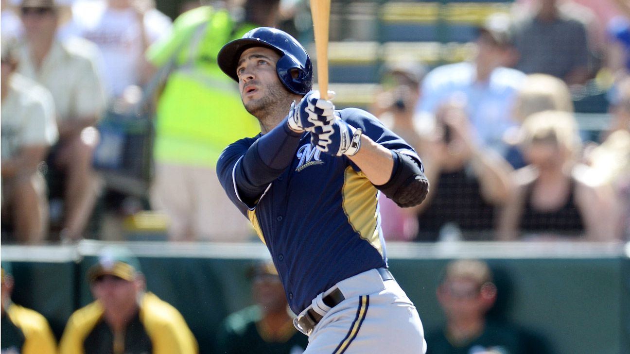 Ryan Braun homers in first at-bat - ESPN