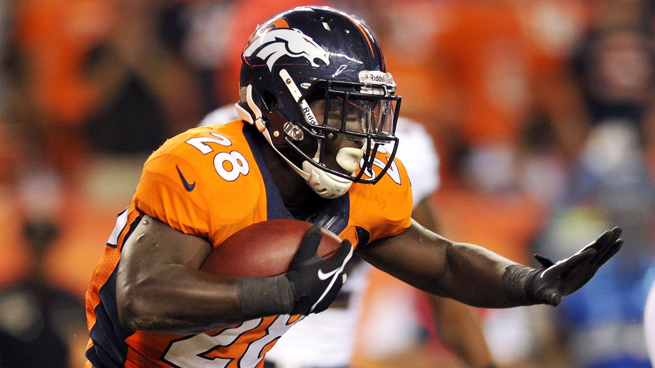 Denver Broncos RB Montee Ball (appendectomy) returns to practice - ESPN