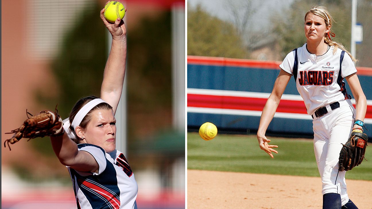 espnW -- Pitchers Farish Beard and Hannah Campbell are South Alabama ...