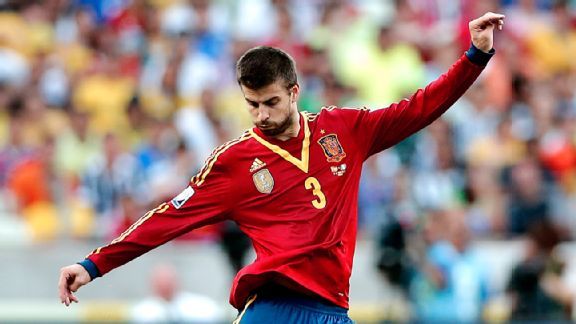 2014 World Cup - #WorldCupRank - No. 47 Gerard Pique of Spain and ...