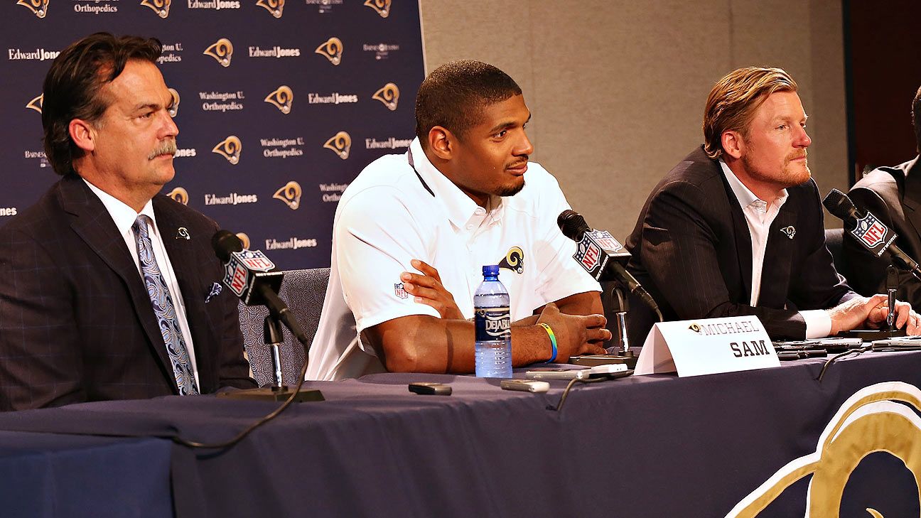 Michael Sam of St. Louis Rams focused on football - ESPN