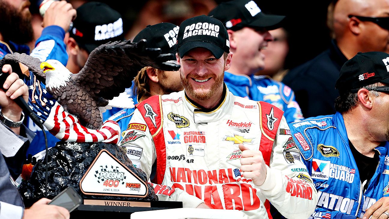 Dale Earnhardt Jr. wins at Pocono - ESPN