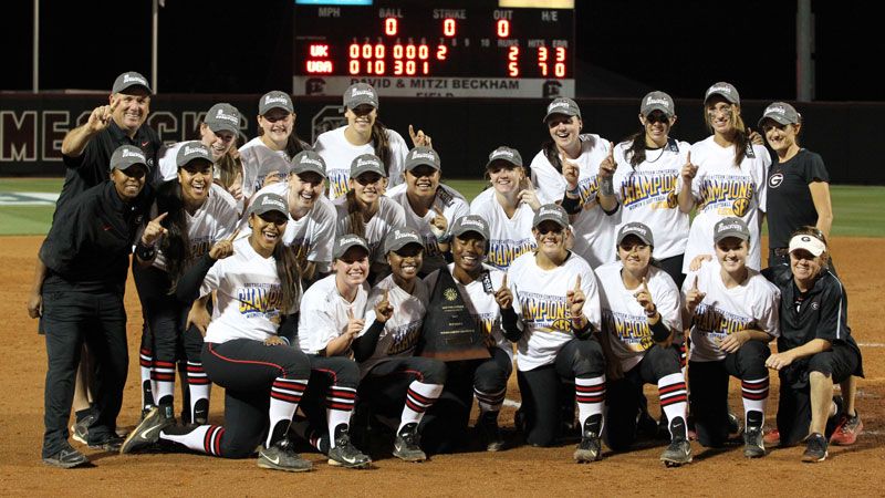 Georgia Wins SEC Softball Championship