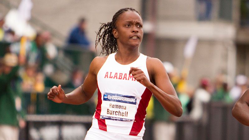 Alabama Junior Remona Burchell Wins NCAA 100-meter Women's Championship