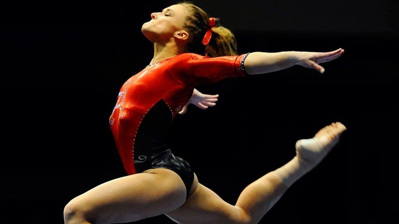 Razorback's Grable Claims Two National Titles In Final Meet Of Her Career