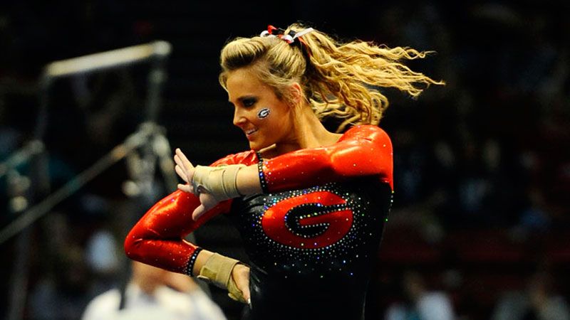 Georgia's Cheek Second, Box Third On Beam At NCAA Championships