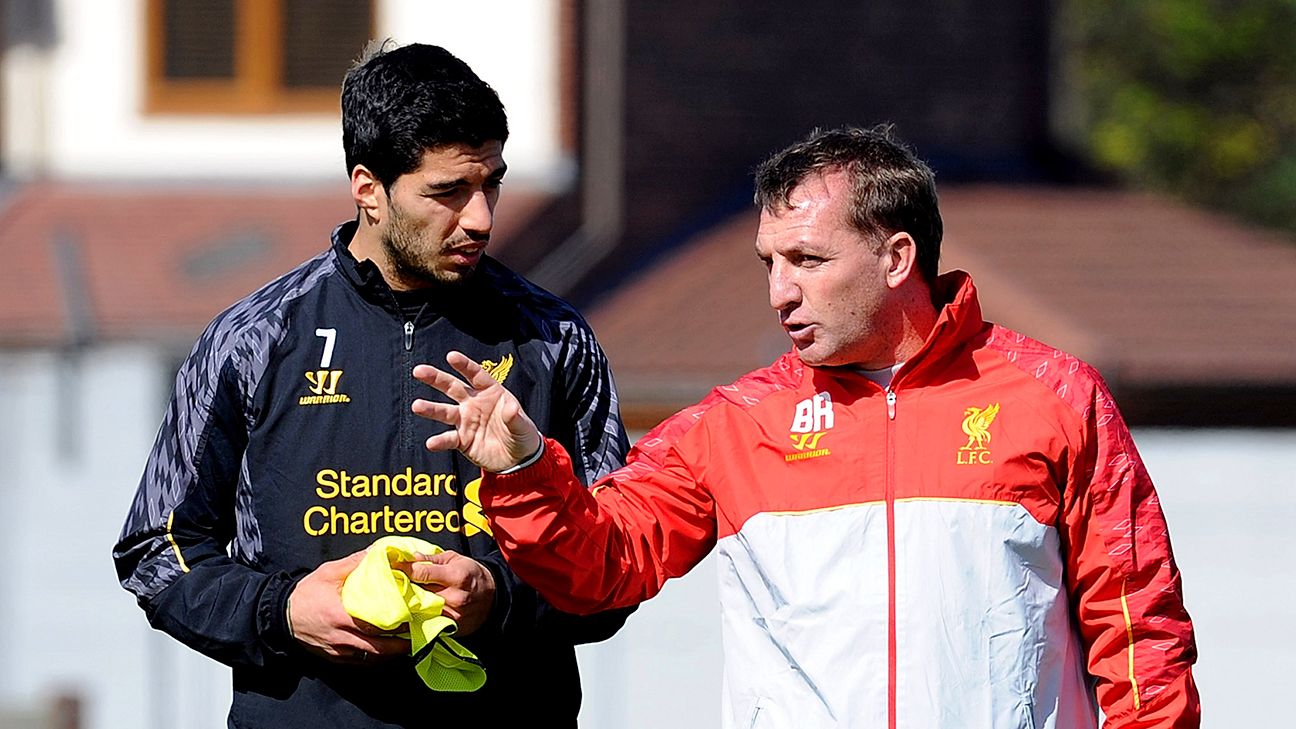 Luis Suarez and Brendan Rodgers reunite as Barcelona face Celtic in UCL ...
