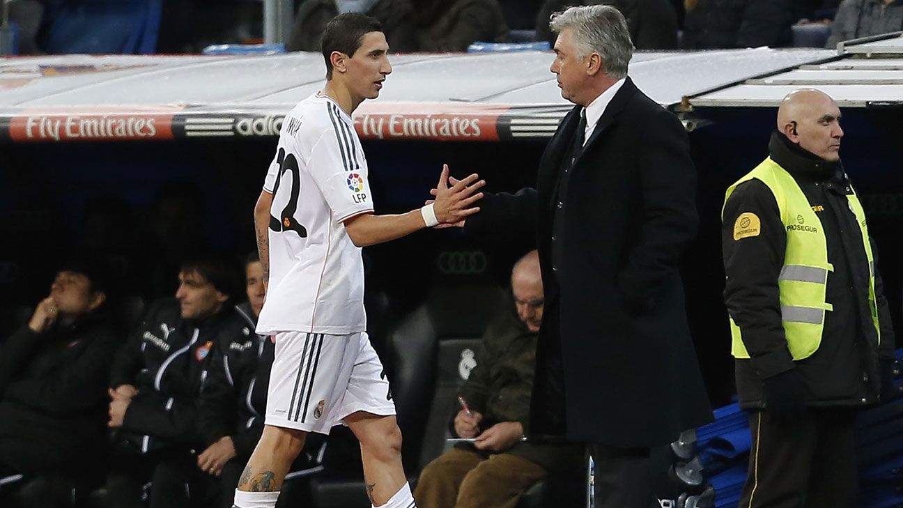 Carlo Ancelotti: Angel Di Maria 'lost the ball in important moments' - ESPN