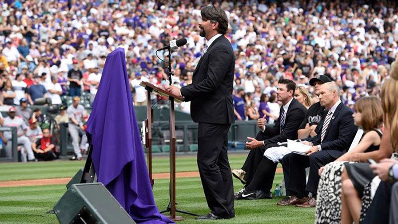Rockies Retire Former Volunteer's Jersey