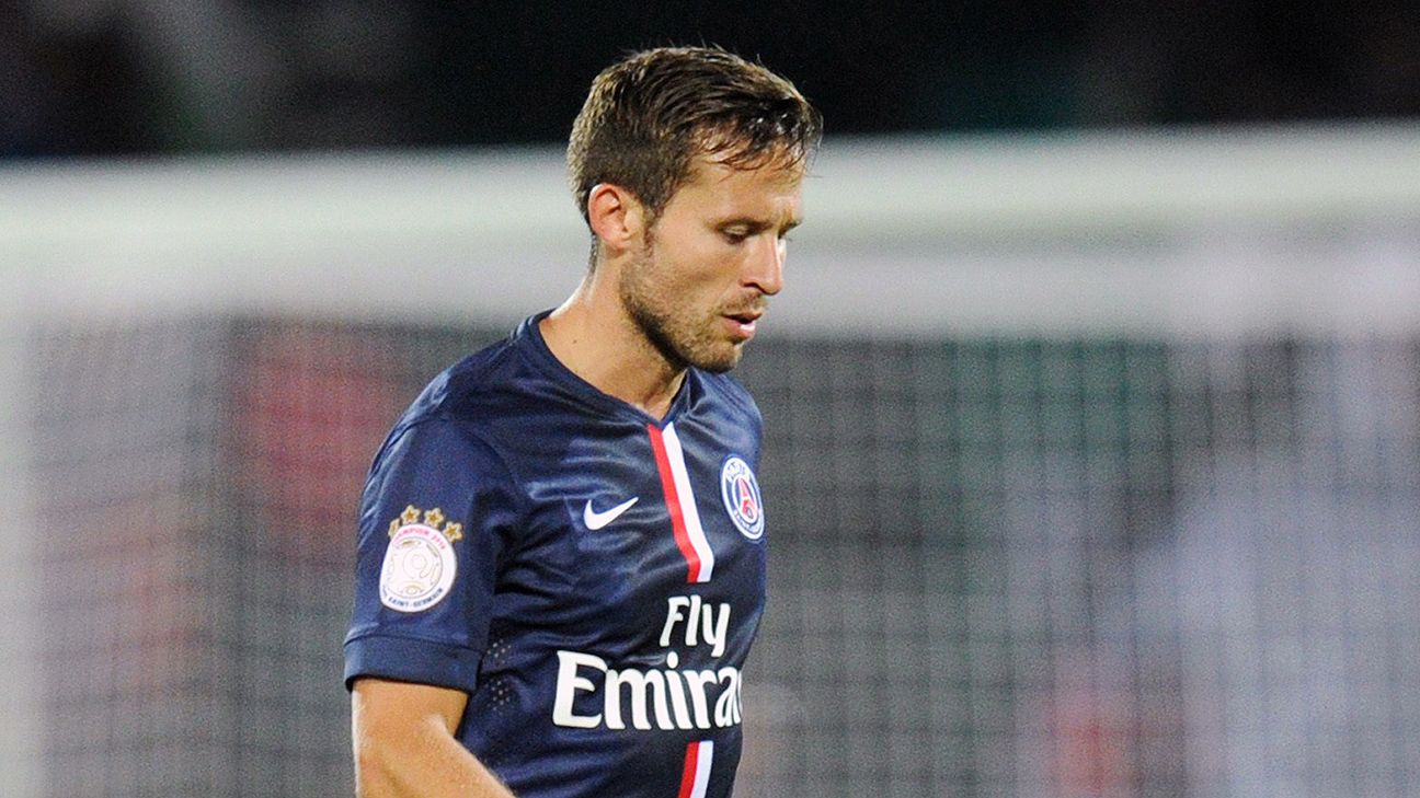 Yohan Cabaye prepared to leave Paris Saint-Germain if lack of football ...