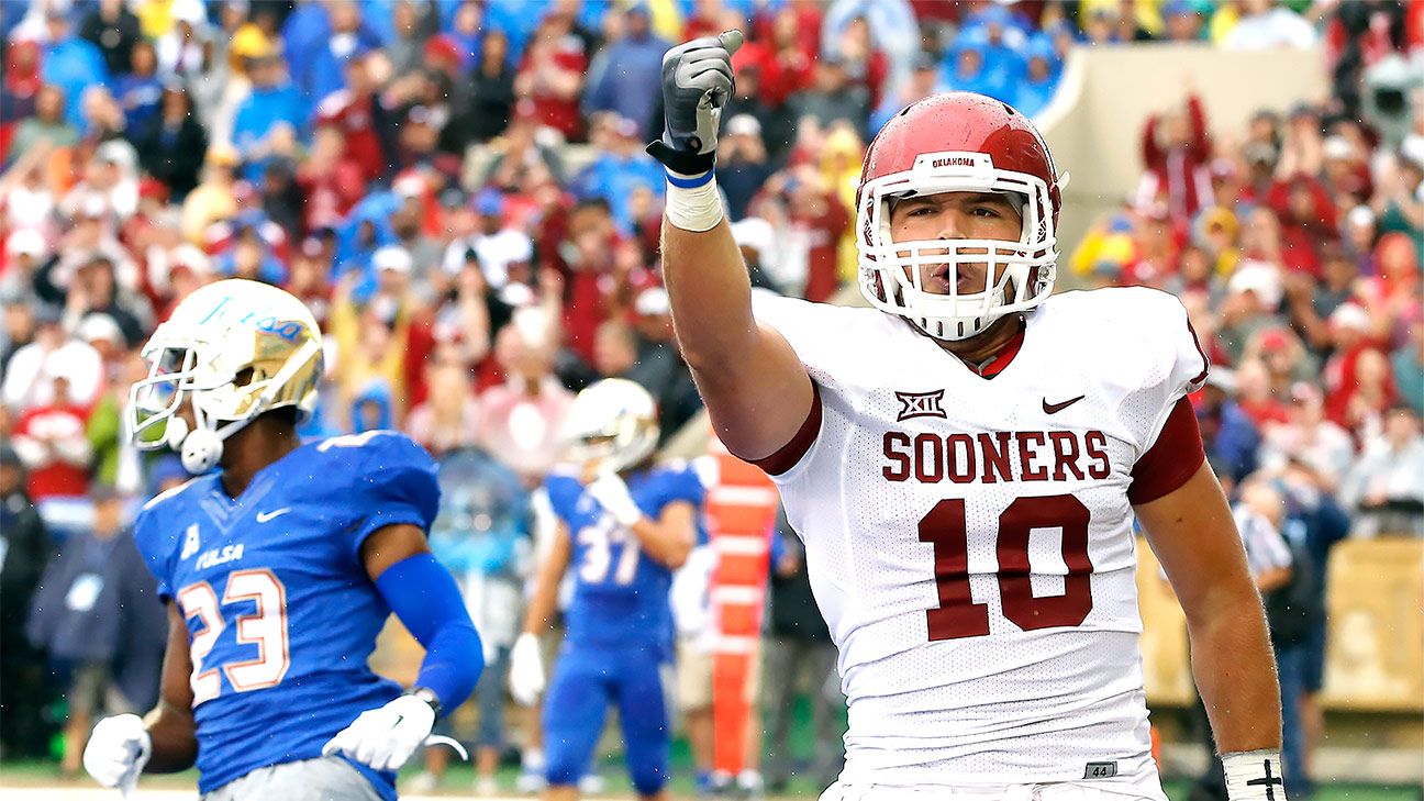Tight end Blake Bell bringing variation to Oklahoma Sooners offense ...