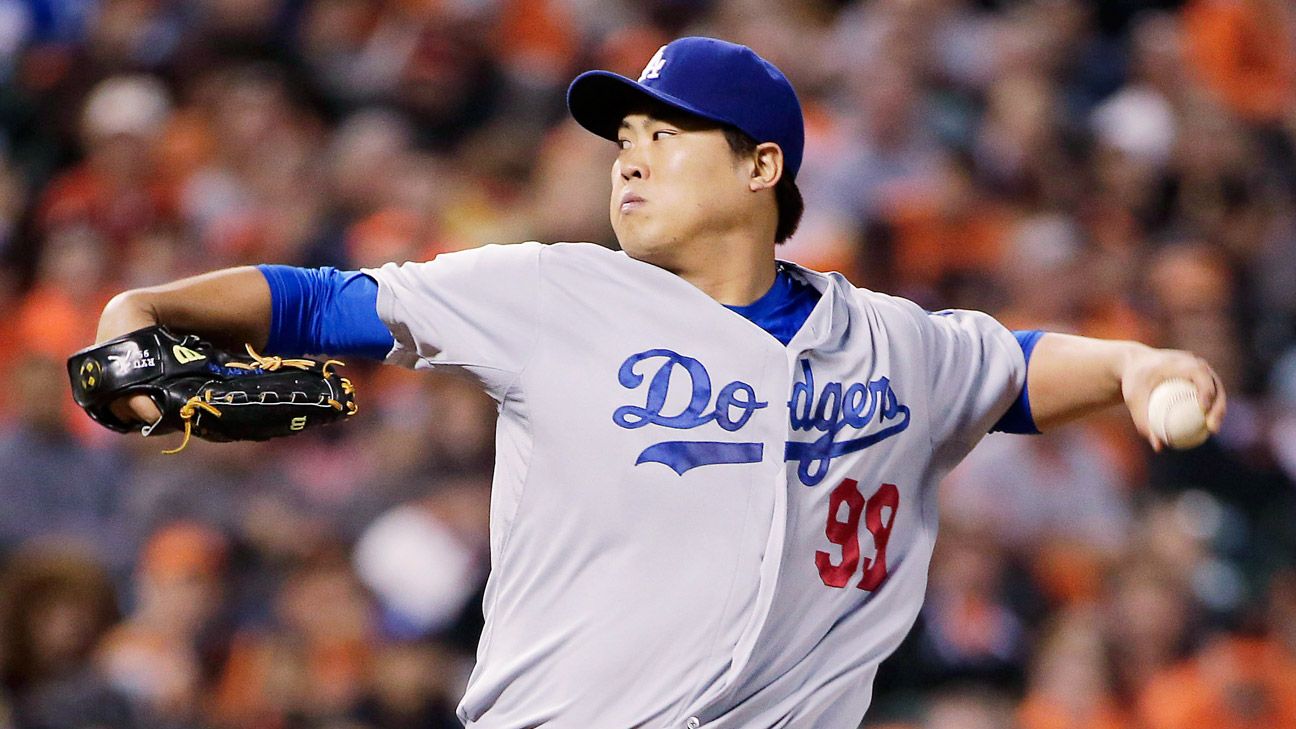 NLDS -- Hyun-Jin Ryu of Los Angeles Dodgers to pitch Game 3 - ESPN