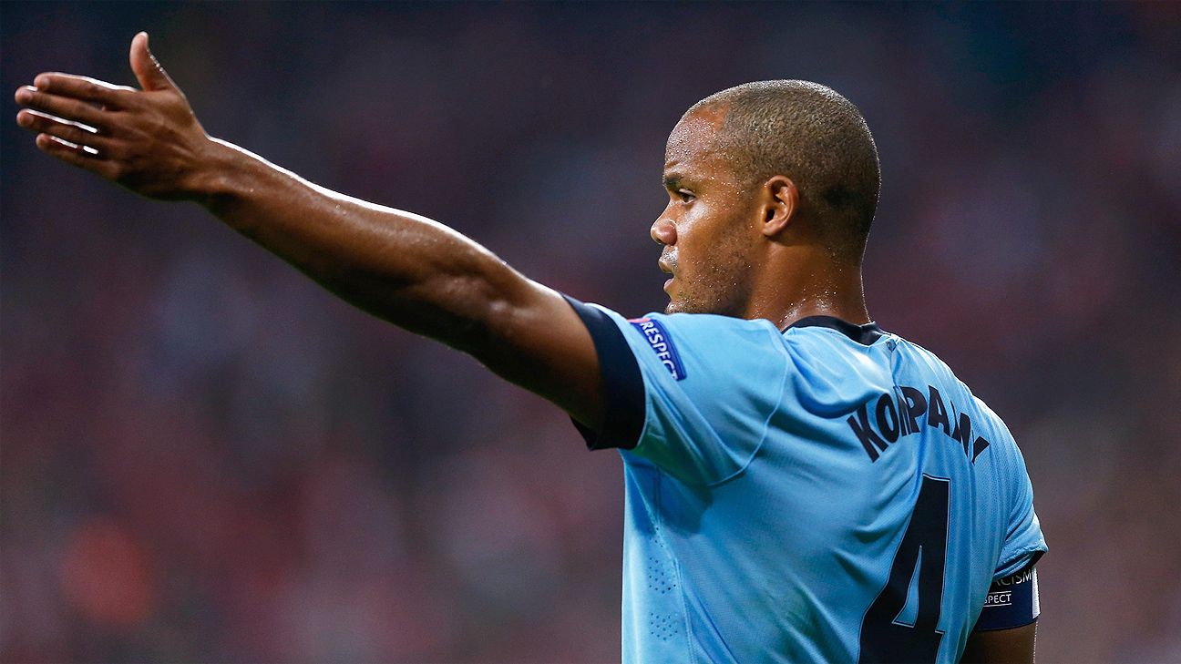 Manchester City captain Vincent Kompany fit to face Swansea - ESPN