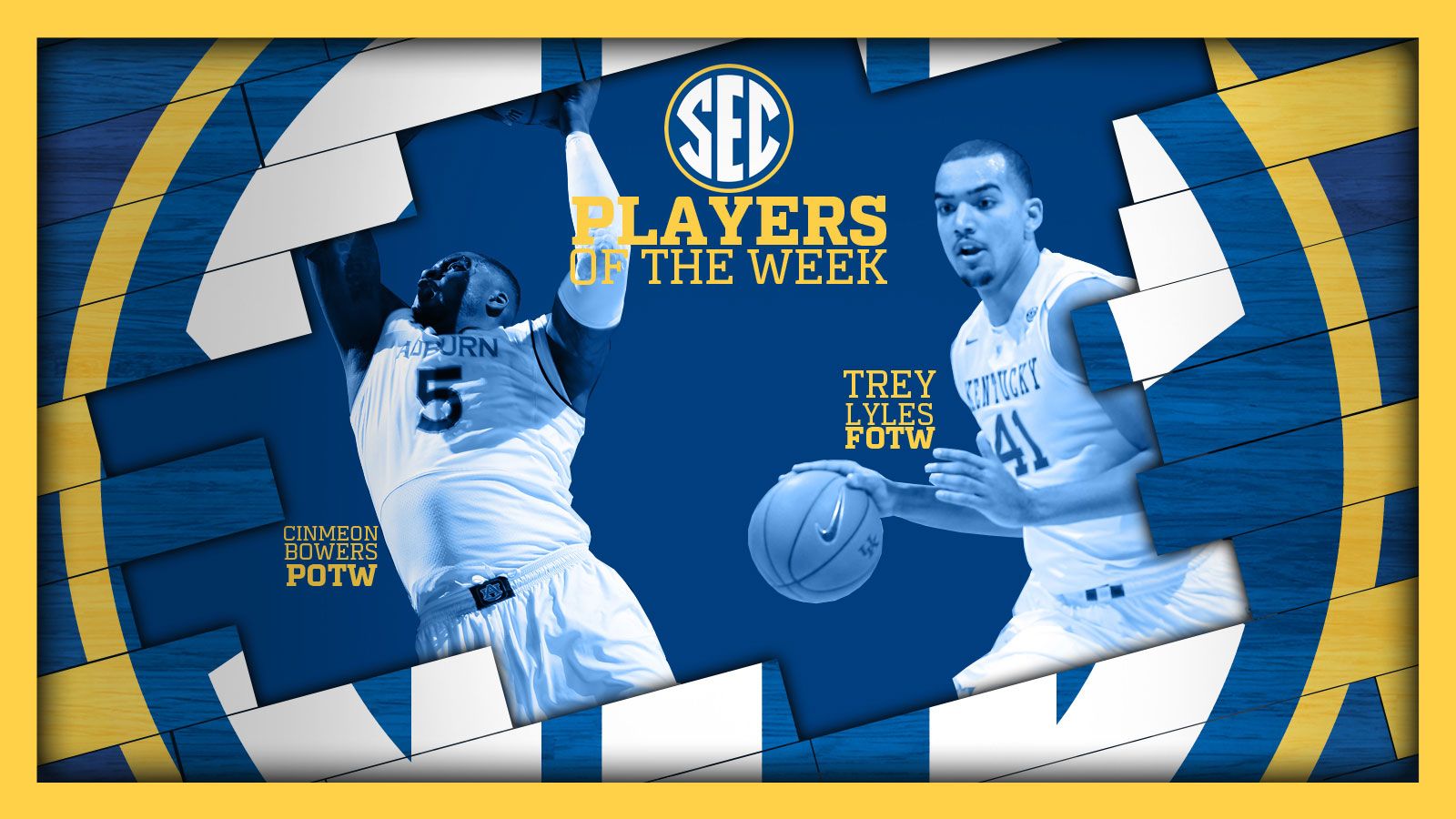 Lyles, Bowers named Players of the Week