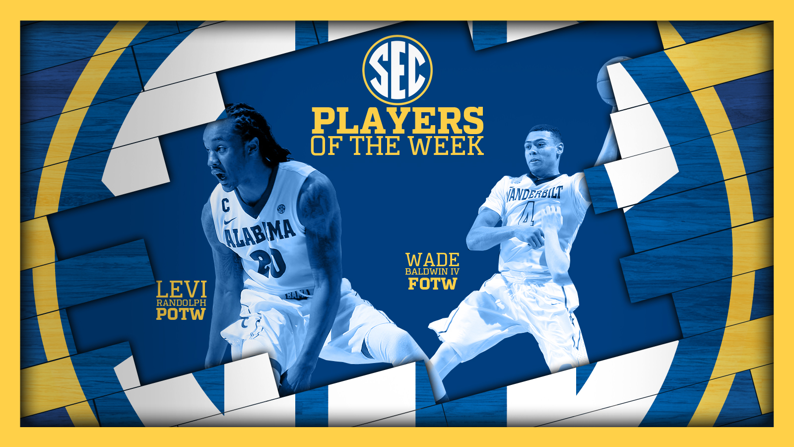 Randolph, Baldwin named Players of the Week