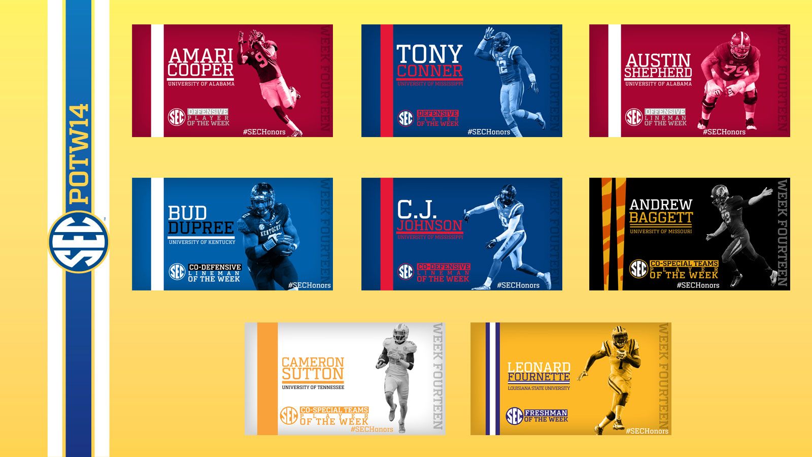 SEC football week 14 honors