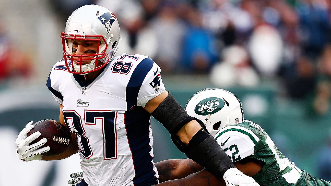 New England Patriots play it safe, sit Rob Gronkowski for finale - ESPN