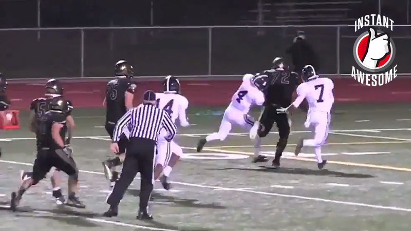 Watch this 280-pound running back bulldoze high school defenses - ESPN
