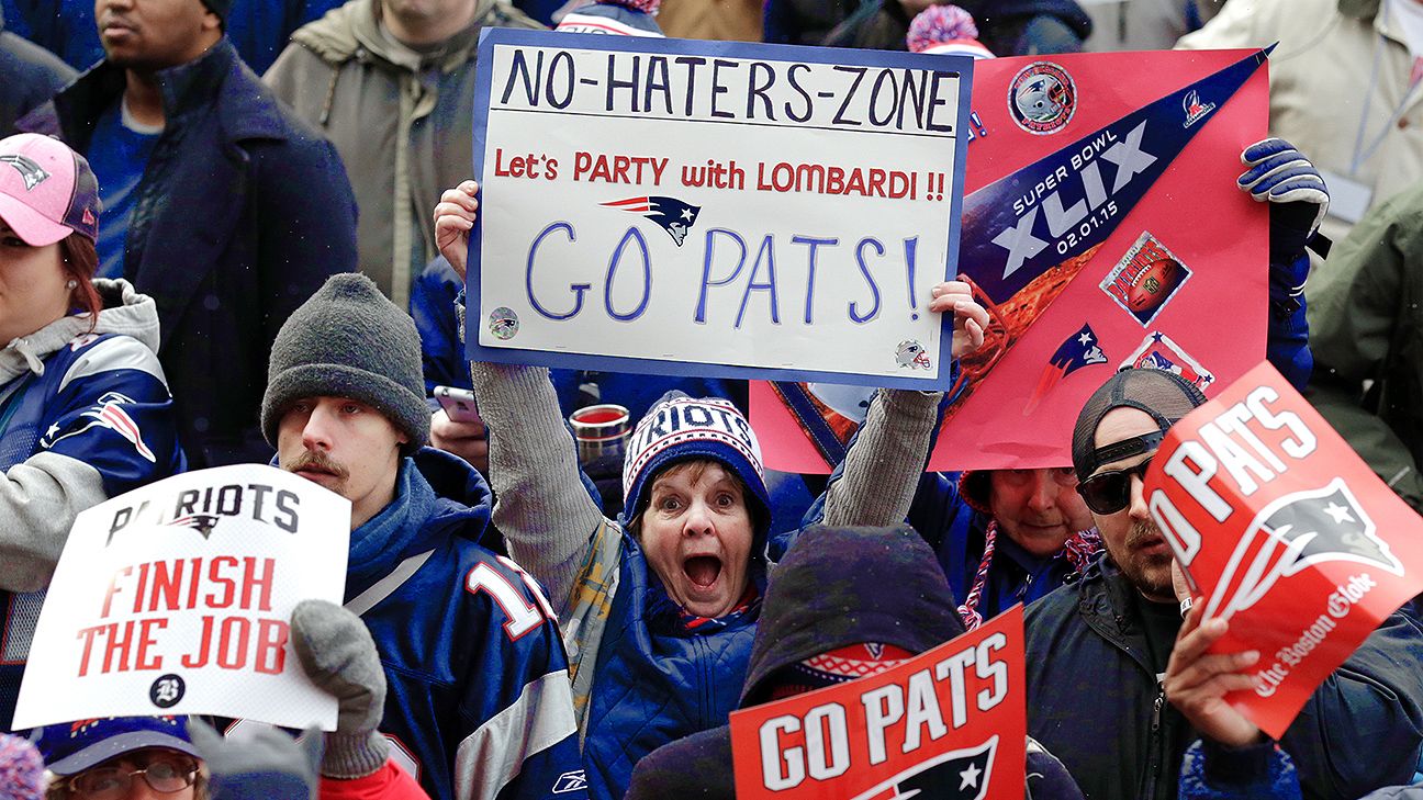 Patriots thank fans at send-off rally - ESPN - New England Patriots ...
