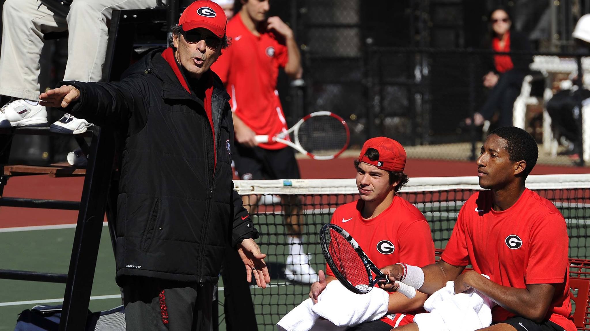 Georgia men's tennis beats UCLA 4-2