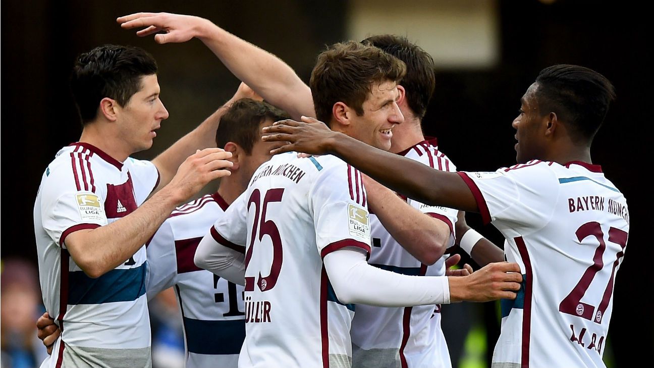 Bundesliga: Bayern hammer six past Paderborn - ESPN
