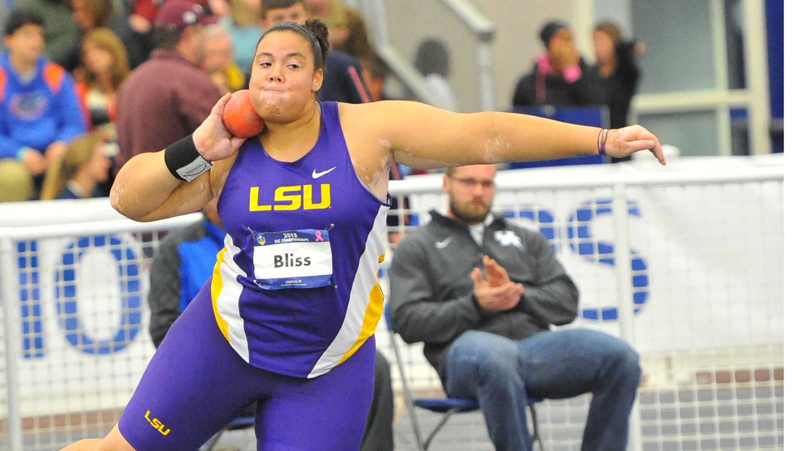 Arkansas leads track championships