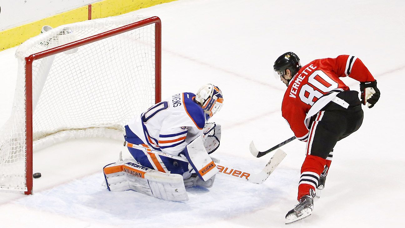 Antoine Vermette enjoys being in playoff race again with Blackhawks ...