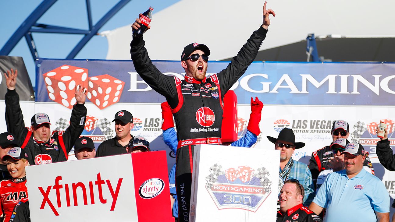 Austin Dillon dominates to win Xfinity Series race at Las Vegas Motor ...
