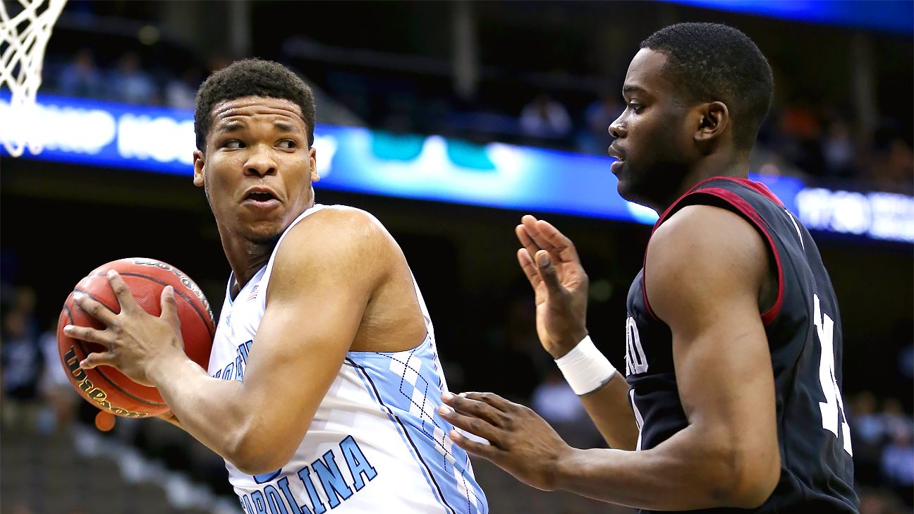 Kennedy Meeks of North Carolina Tar Heels, Traevon Jackson of Wisconsin ...