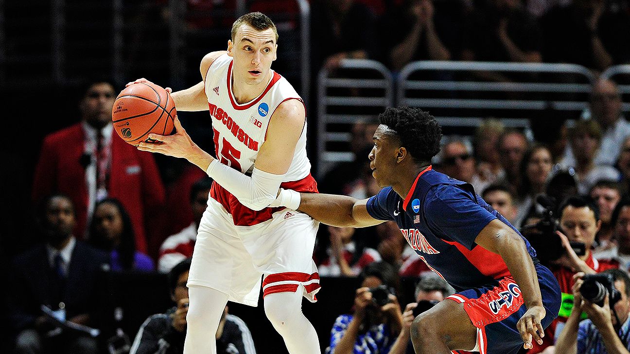 Wisconsin Badgers Frank Kaminsky Sam Dekker return Final Four ...