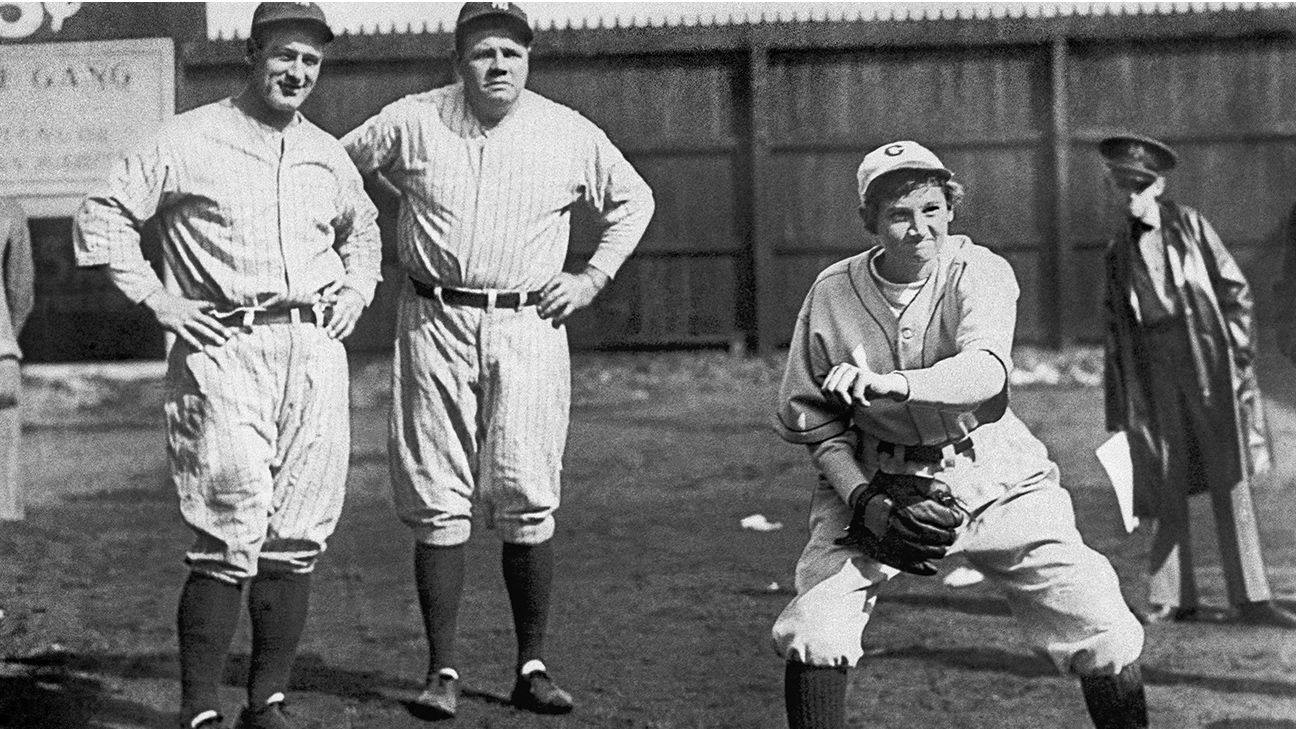 #TBT: The girl who struck out Babe Ruth and Lou Gehrig - ESPN ...