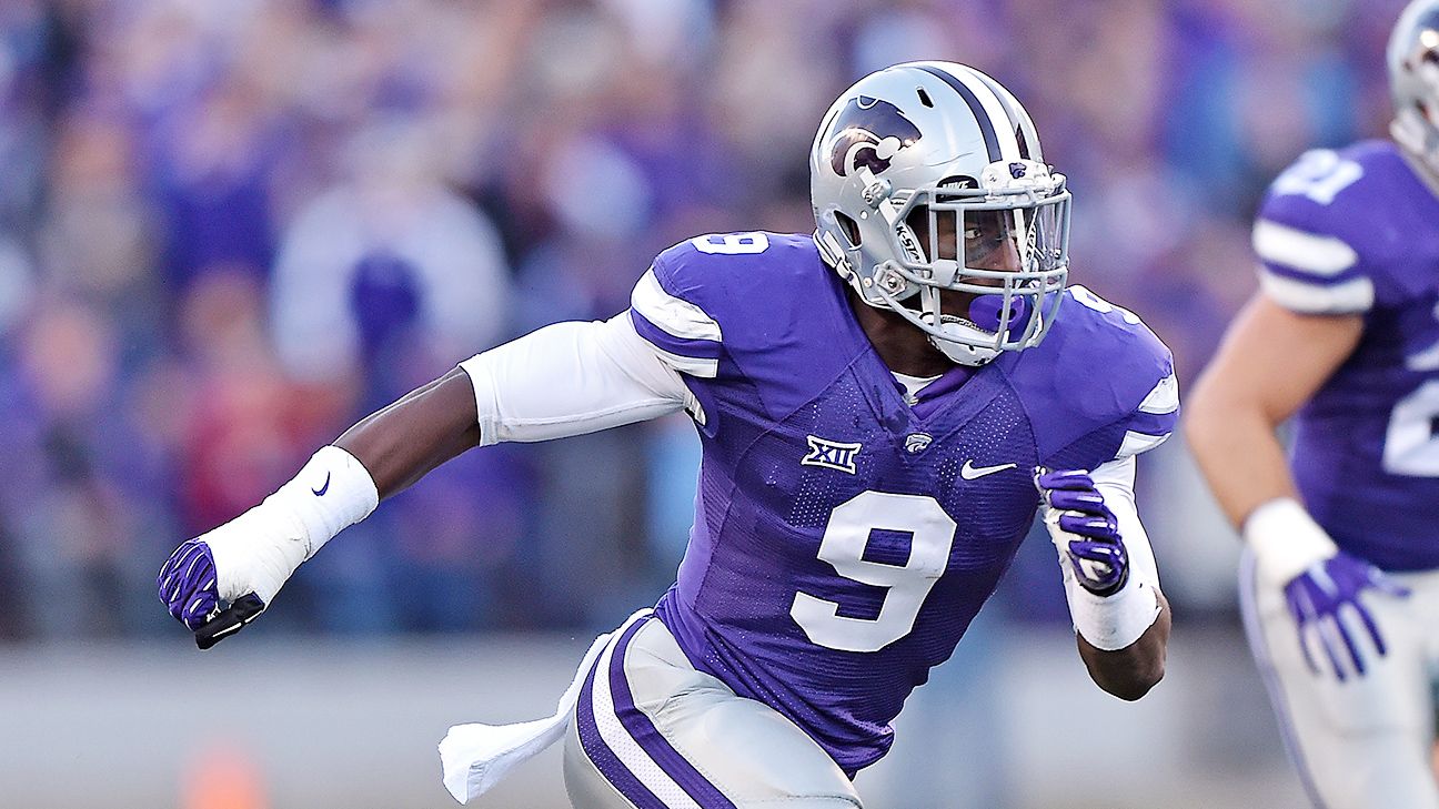 Kansas State's Elijah Lee talks learning experiences, NFL pass-rushers ...