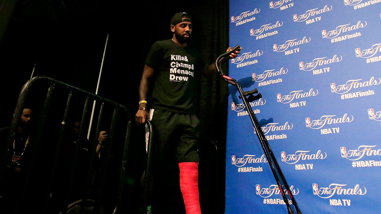Cavs to take time with Kyrie Irving's rehab; January return possible - ESPN