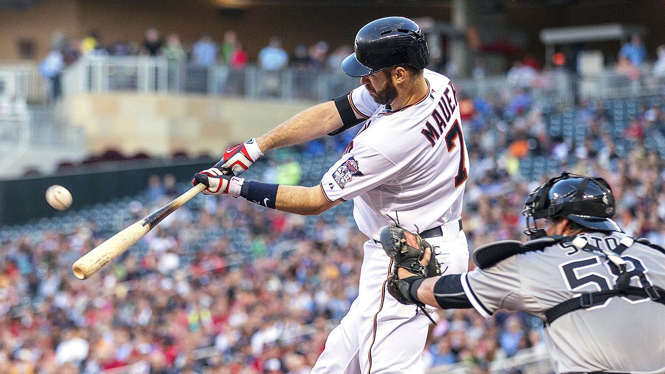 Twins to slot Joe Mauer as leadoff hitter for first time in his career ...