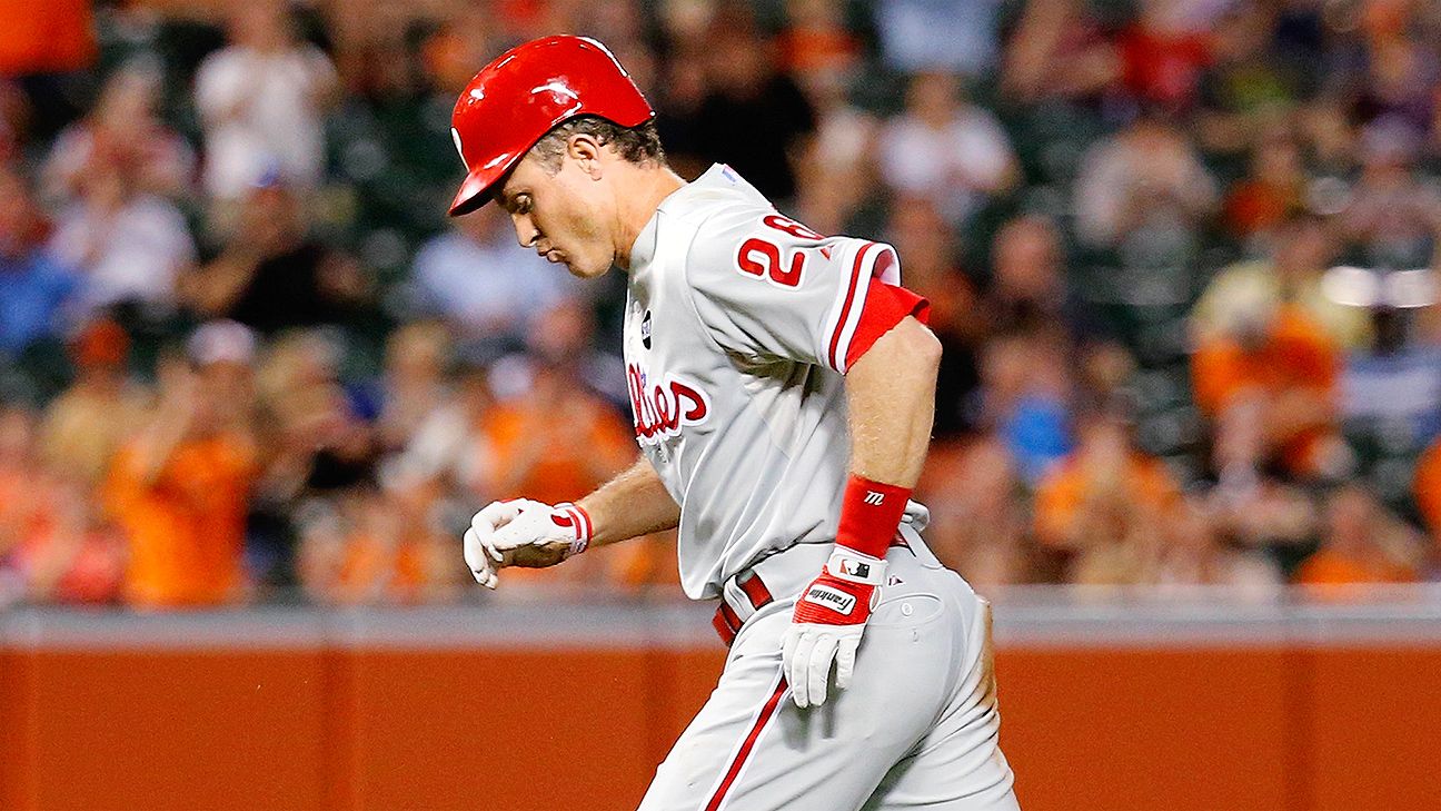 Philadelphia Phillies place Chase Utley on 15-day disabled list with ...