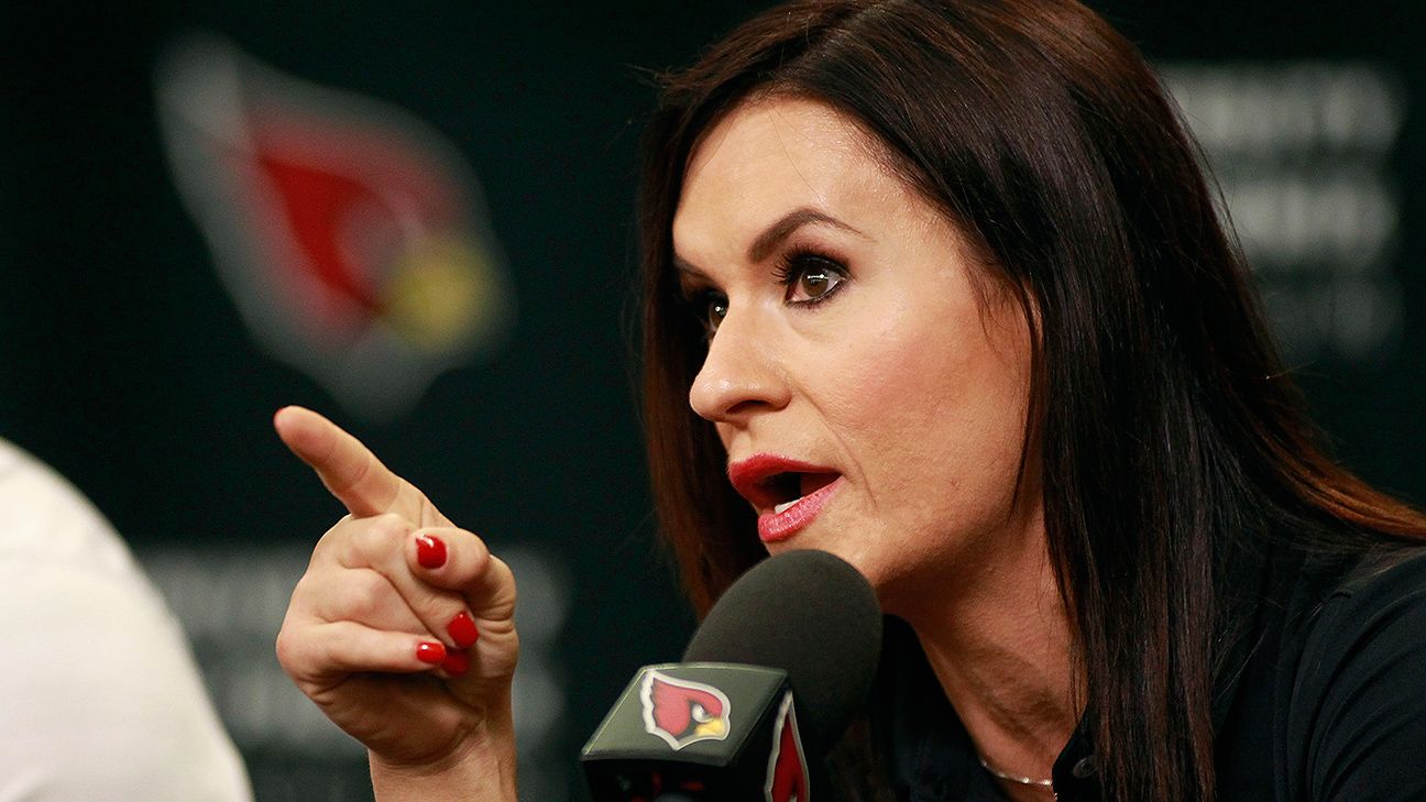 Arizona Cardinals coaching intern Jen Welter introduced as first female ...
