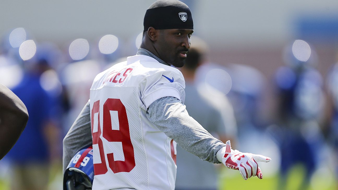 Veteran receiver James Jones could stick with New York Giants - ESPN ...