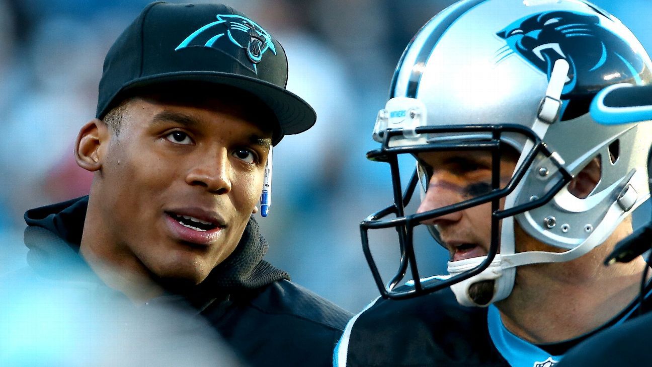 Panthers' Derek Anderson happy backing up 'good dude' Cam Newton - ESPN ...