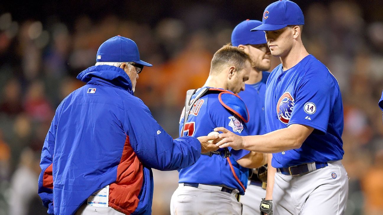 Cubs manager Joe Maddon finds issue with bullpen despite victory - ESPN ...