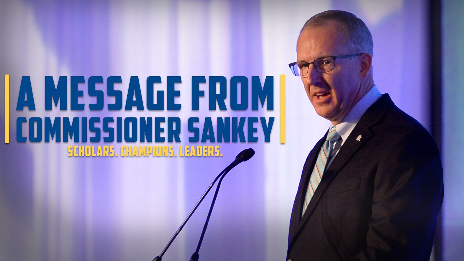 A message from Commissioner Sankey