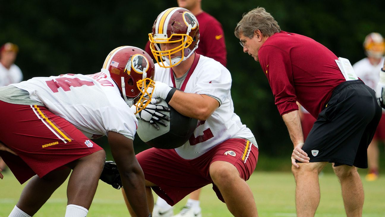 Washington Redskins cut seventh-round draft pick, center Austin Reiter ...